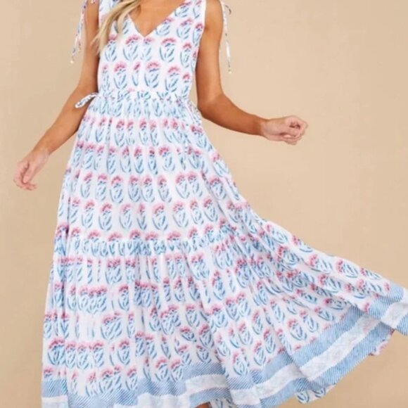 Oliphant | Dresses | Oliphant Handcrafted Cotton Maxi Dress New With ...